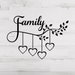 Family Tree 4 Members Svg, Family Tree Branch Heart Frame Svg/png/dxf ...