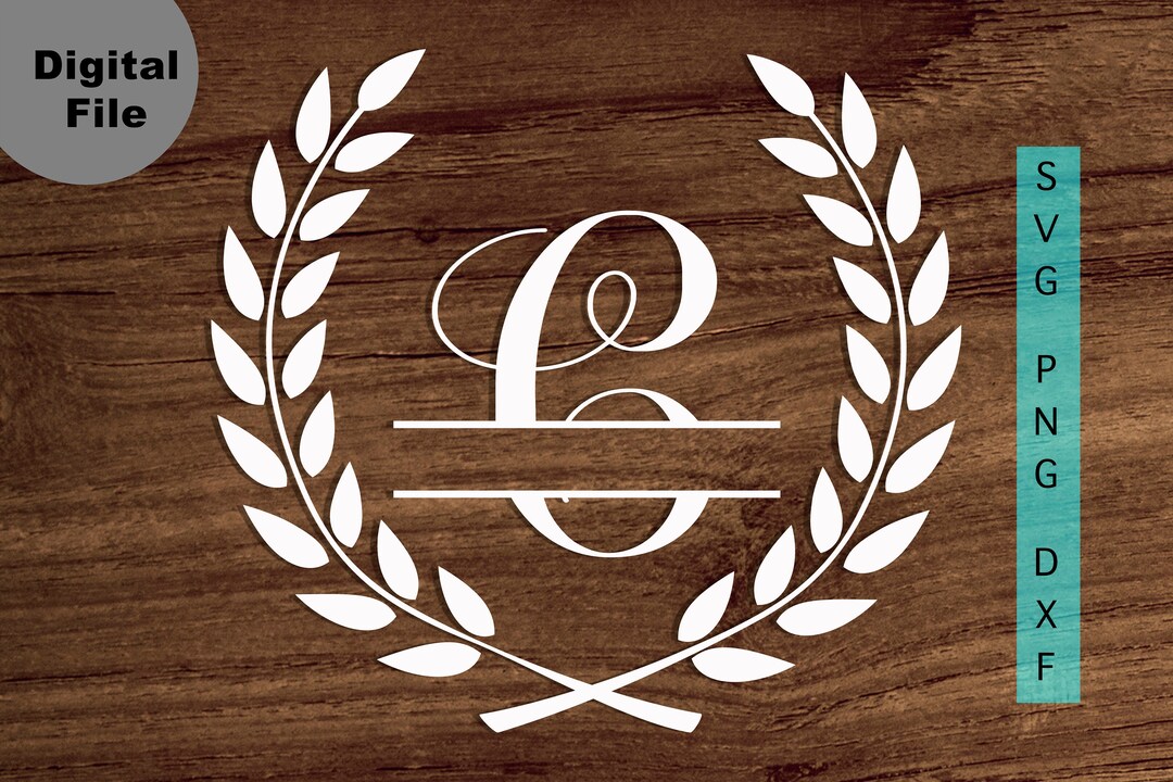 Split Letter Monogram SVG, Family Monogram Svg/png.dxf File, Monogram ...
