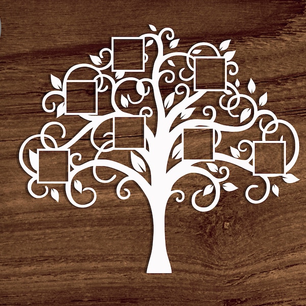 Simple Family Tree Svg - Etsy