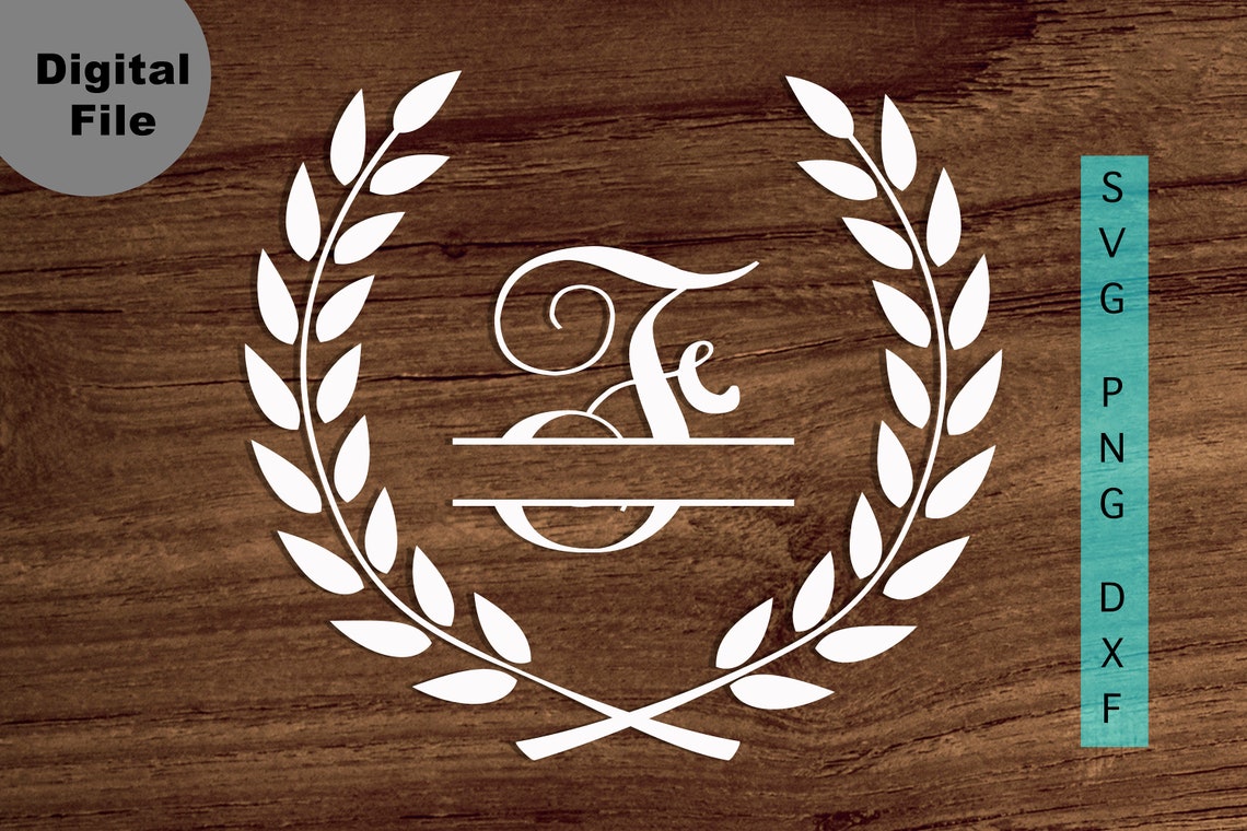 Split Letter Monogram SVG Family Monogram Svg/png.dxf File | Etsy