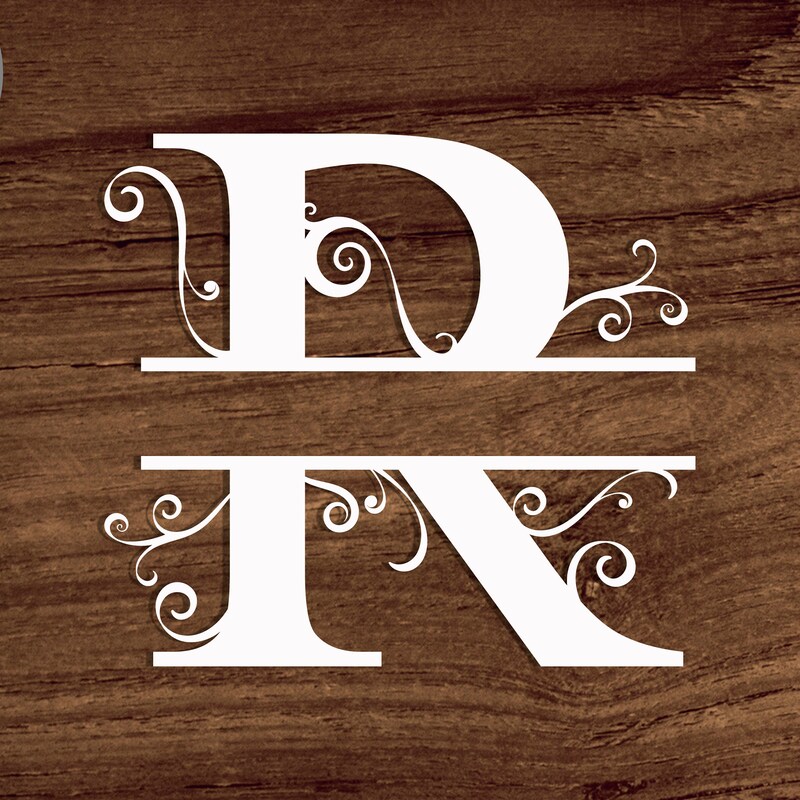 Monogram Frame - Etsy