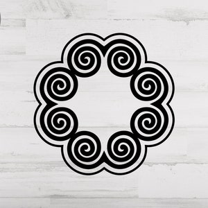 Hmong Pattern SVG Cut File, Hmong Elephants Foot Svg/png/dxf File ...