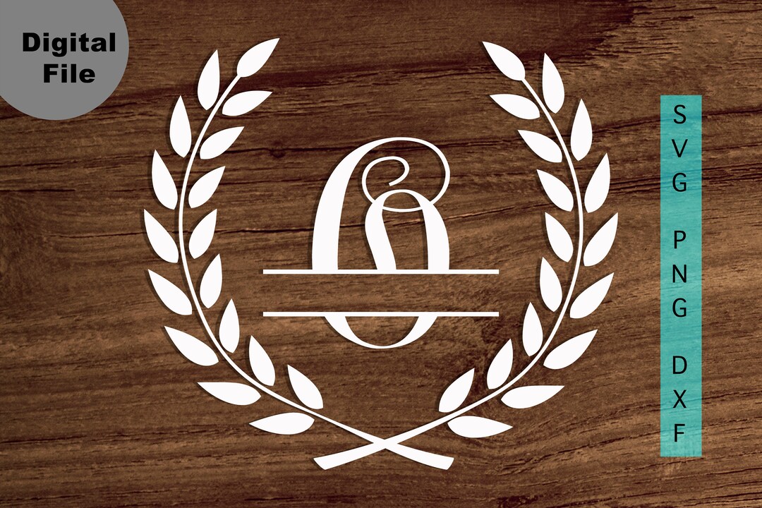 Split Letter Monogram SVG, Family Monogram Svg/png.dxf File, Monogram ...