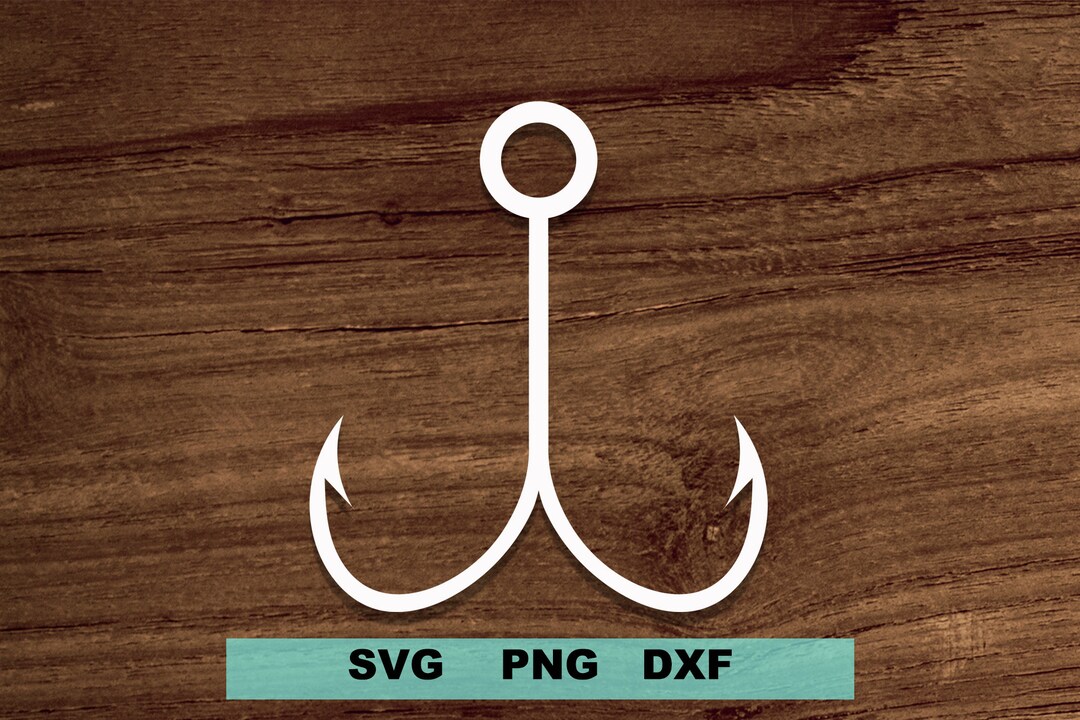 Fishhook Svg, Fish Hook Svg Cutfile for Cricut, Fish Hook Monogram Svg ...