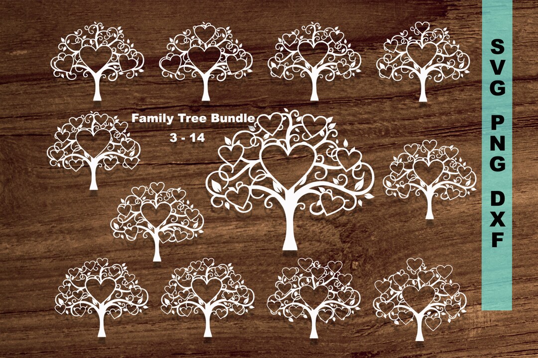 Family Tree Svg Bundle, Family Reunion Svg, Family Tree Sign, Grandkids ...