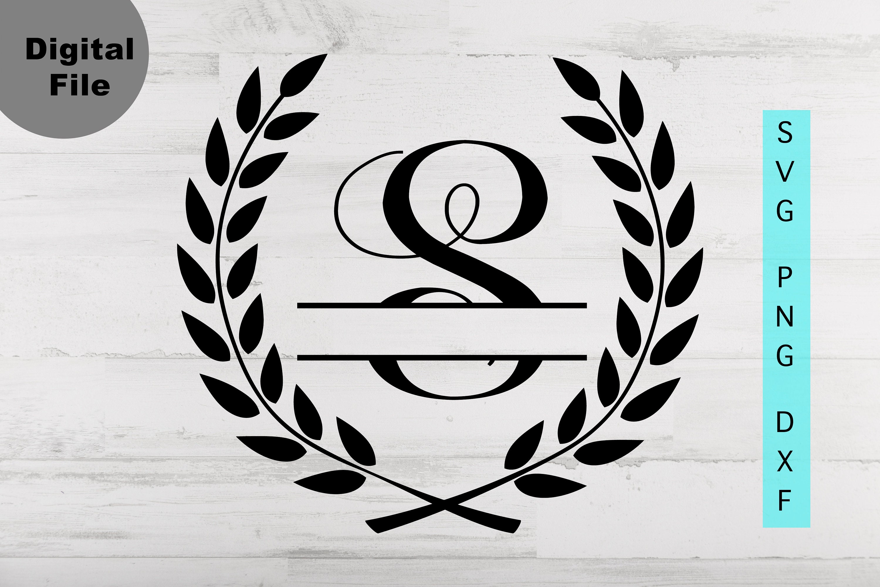 Split Letter Monogram SVG, Family Monogram Svg/png.dxf File, Monogram ...