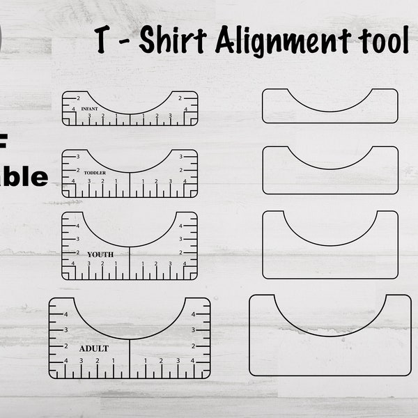 Shirt Ruler Svg - Etsy