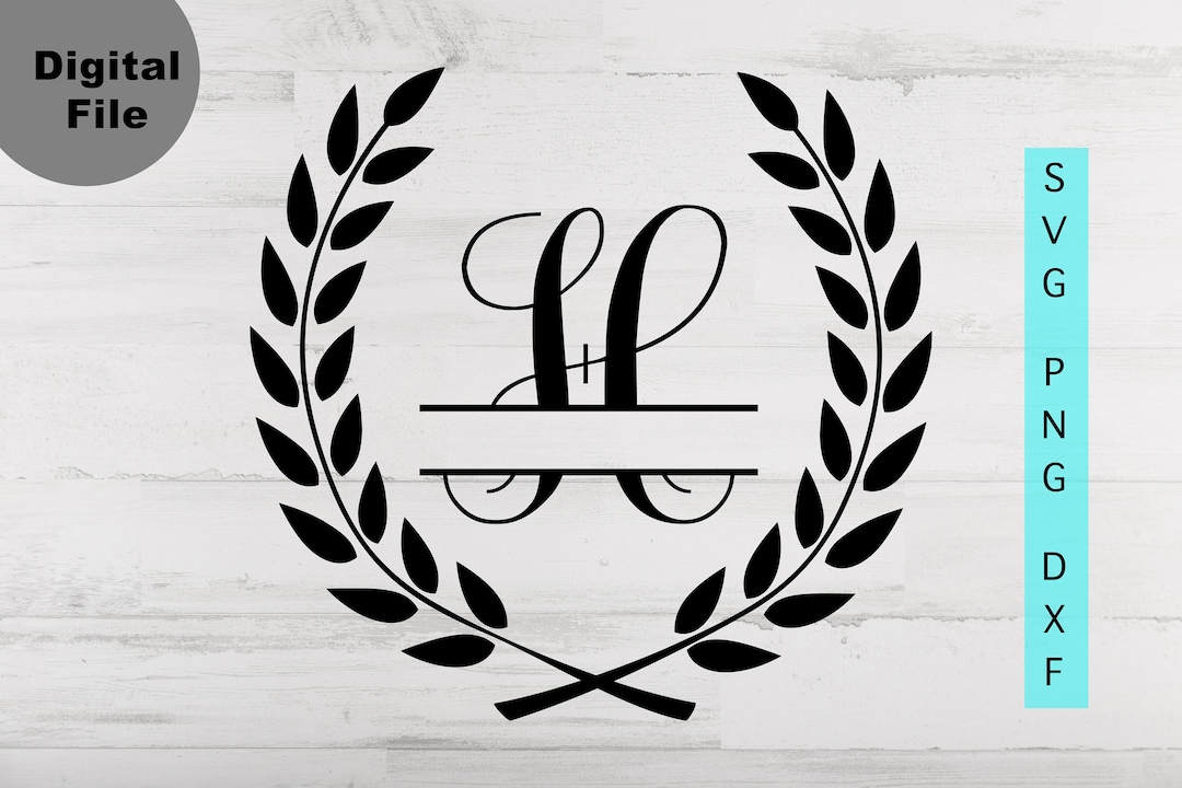 Split Letter Monogram SVG, Family Monogram Svg/png.dxf File, Monogram ...
