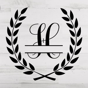 Split Letter Monogram SVG, Family Monogram Svg/png.dxf File, Monogram ...