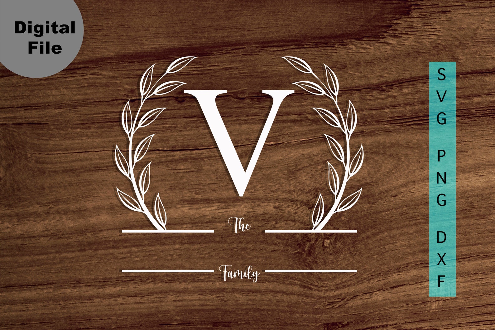 Family Name Sign Svg Family Sign Svg/png/dxf File Alphabet V - Etsy