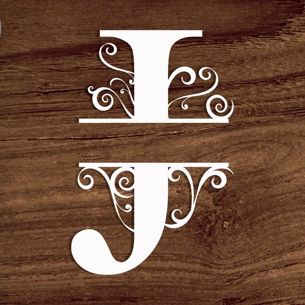 Monogram Letter J - Etsy