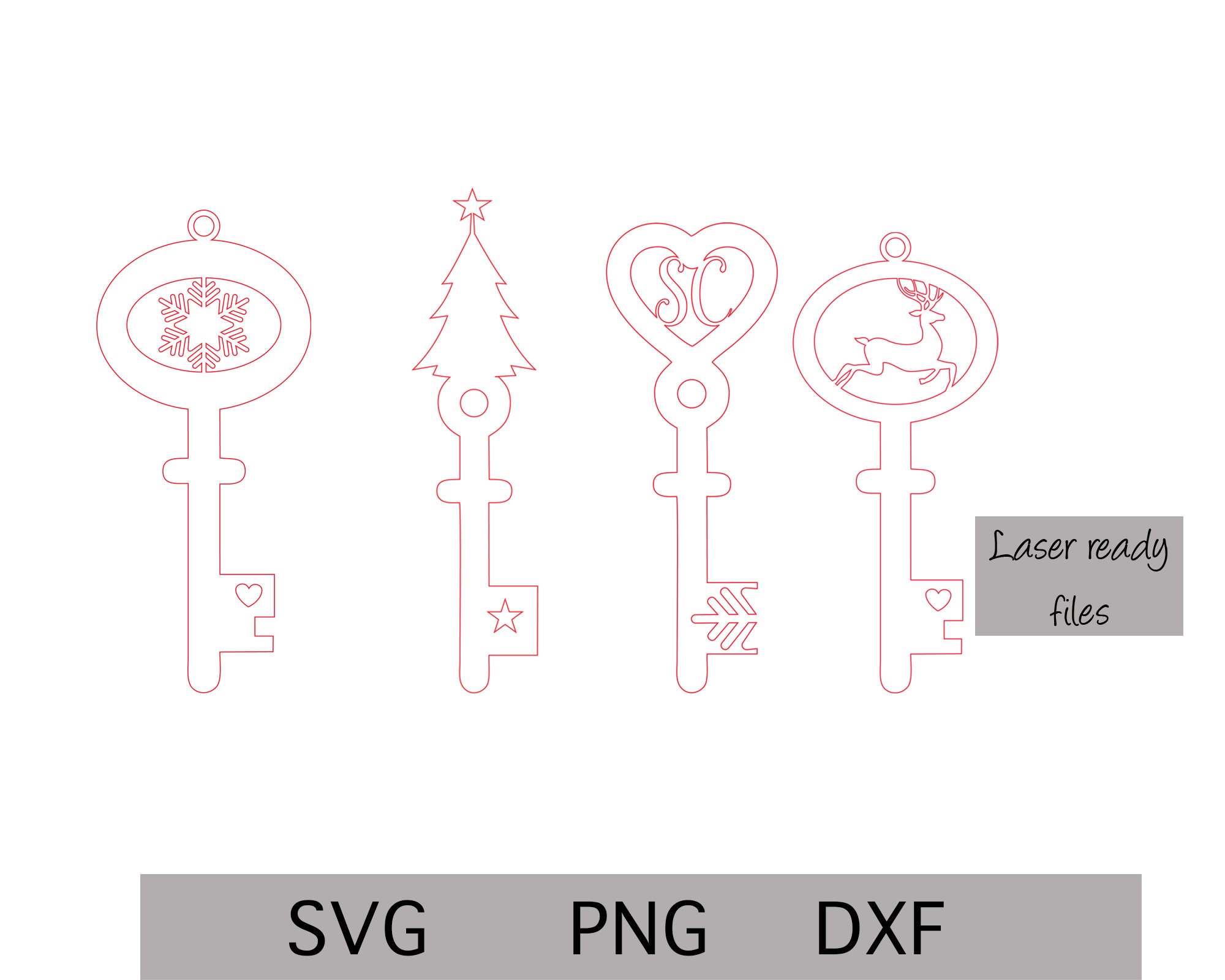 Santa's Magic Key SVG Christmas Magic Key Bundle Svg - Etsy
