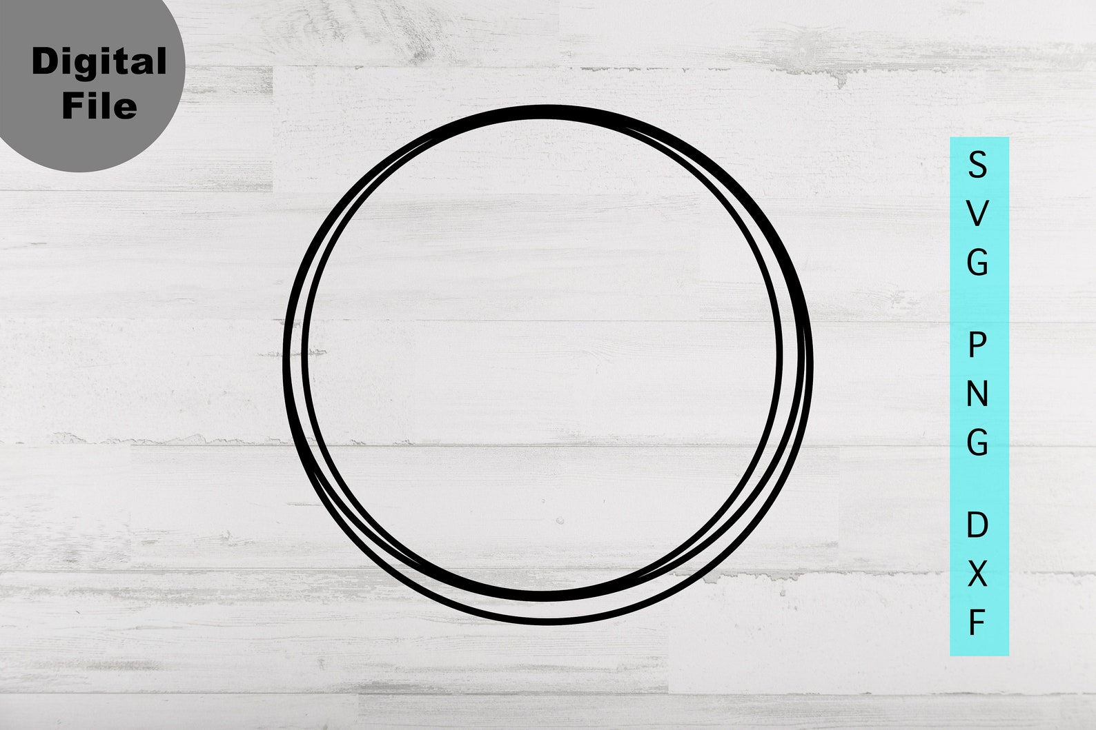 Monogram Round Frame Svg Round Keychain Svg Round Border - Etsy