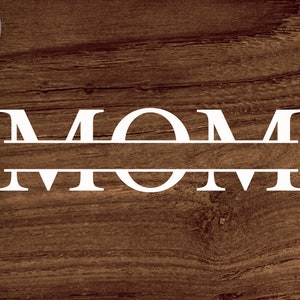 Split Mom Monogram Svg/png.dxf File, Split Mom With Names Svg, Split ...