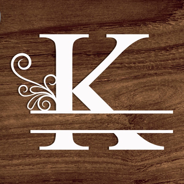 Monogram K - Etsy