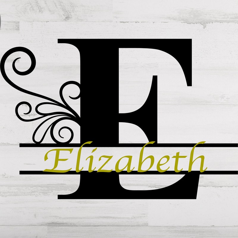 E Monogram - Etsy