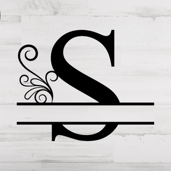 Monogram Letter S - Etsy