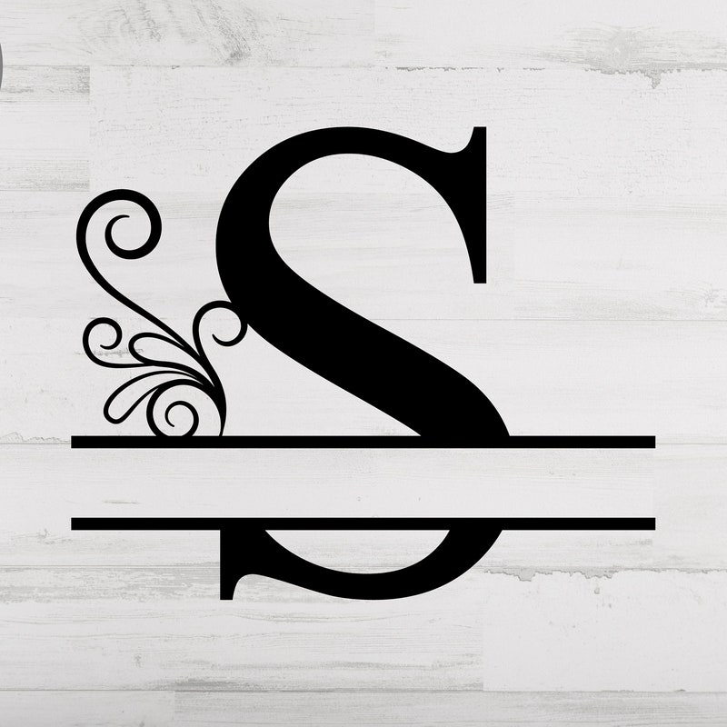 Monogram Letter S - Etsy