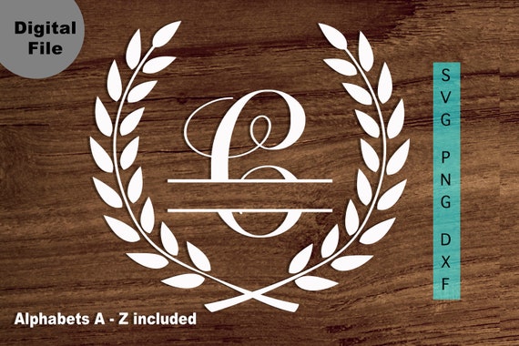 Split Letter Monogram SVG Family Sign Svg/png.dxf File | Etsy