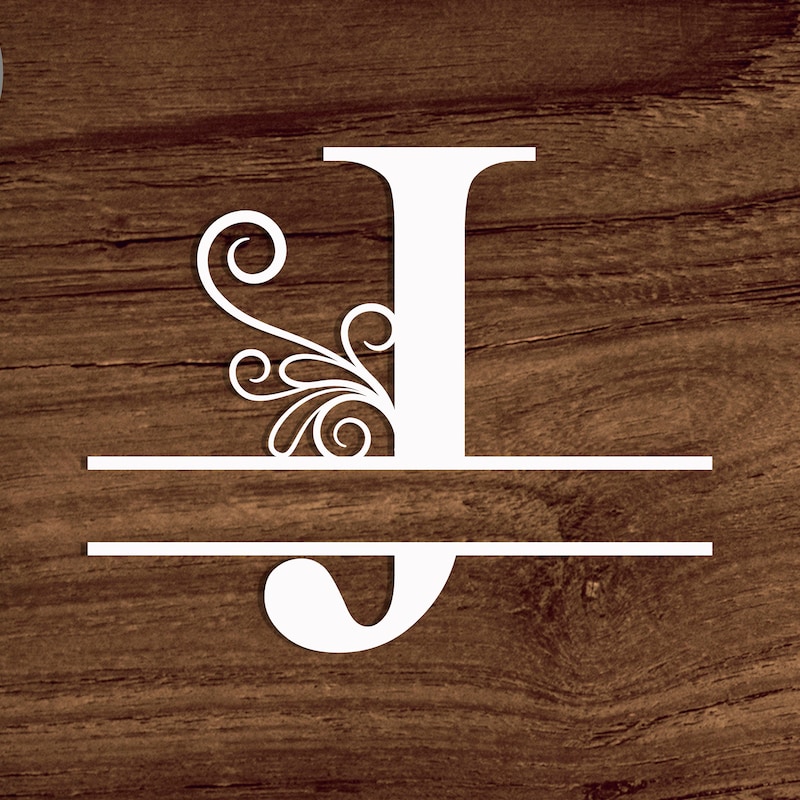 Letter J Monogram - Etsy