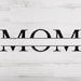 Split Mom Monogram Svg/png.dxf File, Split Mom With Names Svg, Split ...