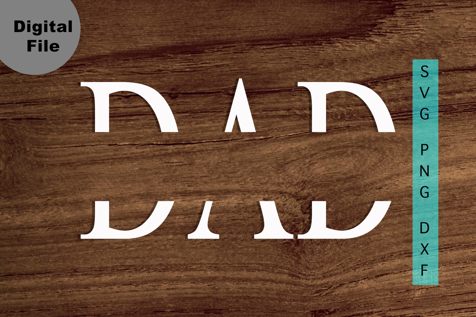 Split Dad Monogram Svg/png.dxf File Split Dad With Names Svg - Etsy