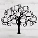Family Tree 10 Members Svg, Family Tree Square Svg/png/dxf File, Family ...