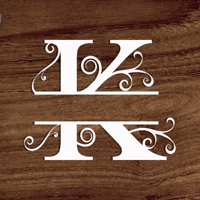 Monogram K - Etsy
