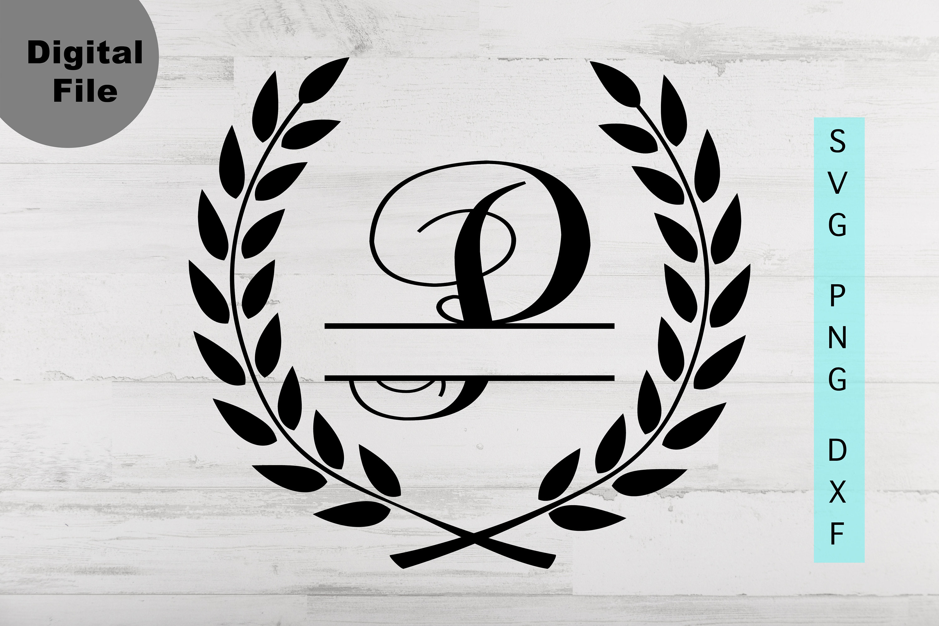 Split Letter Monogram SVG, Family Monogram Svg/png.dxf File, Monogram ...