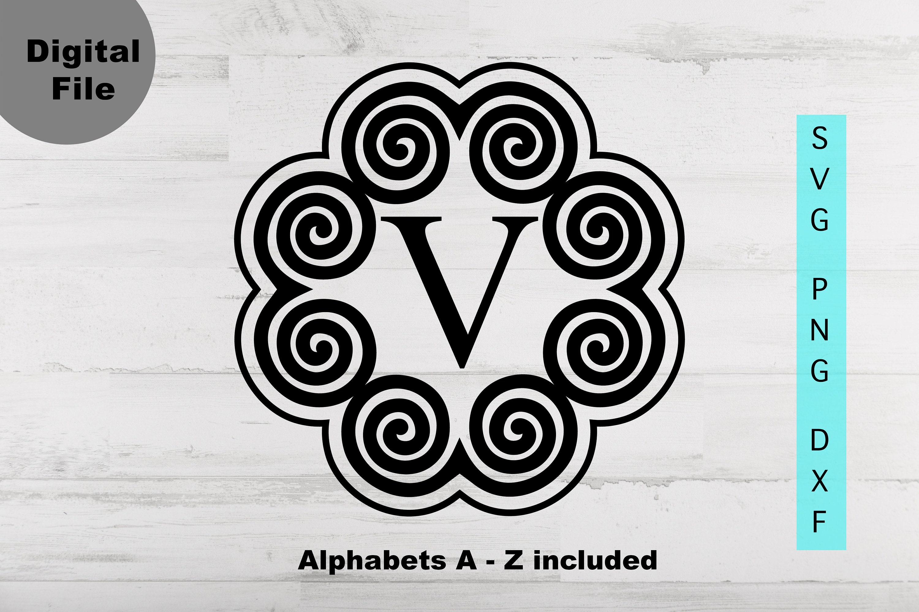 Hmong Monogram Frame Svg Hmong Alphabet Letters Svg/png/dxf - Etsy