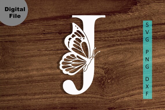 Butterfly Letters J