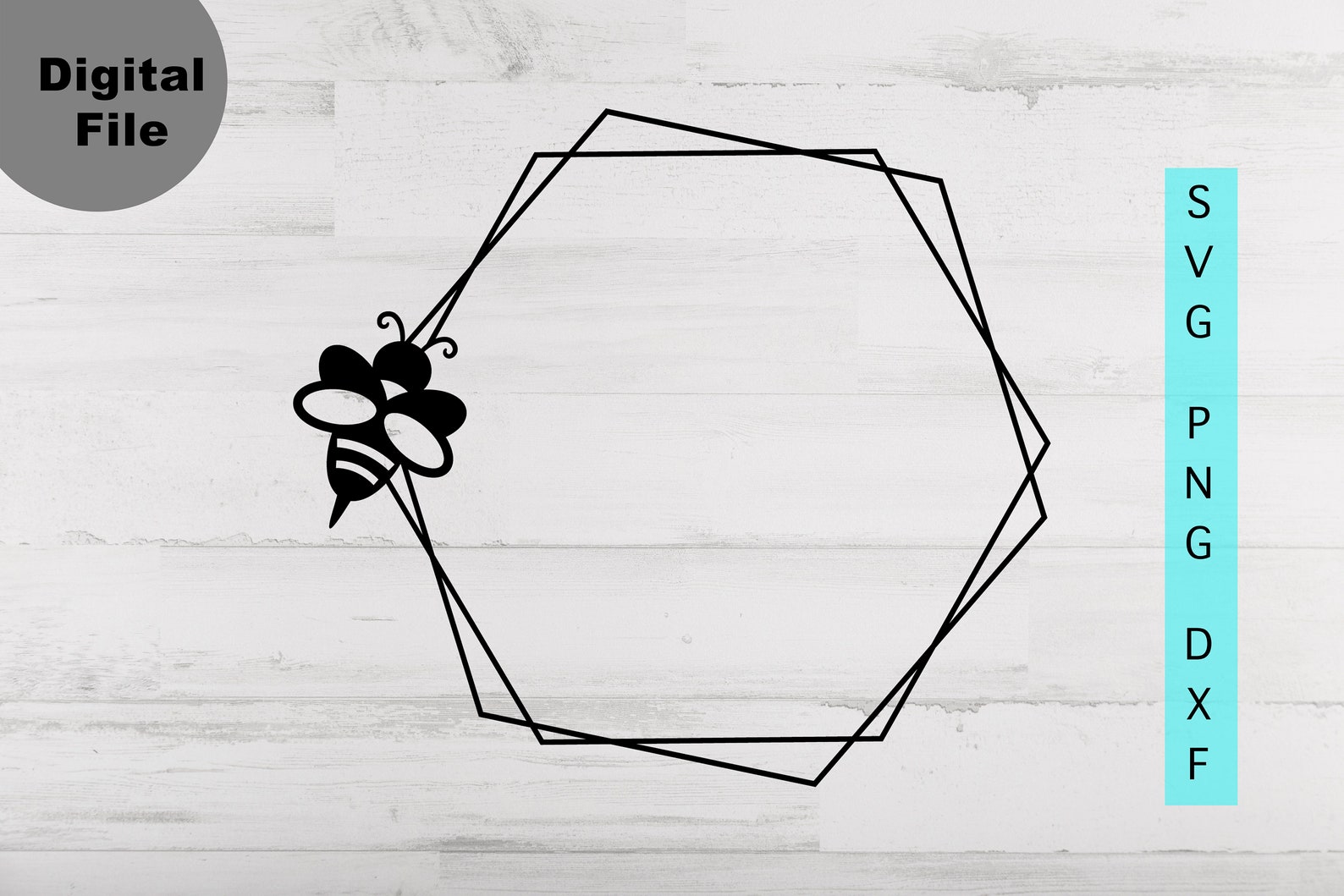 Bee Svg Bundle Bee Wreath Svg/png/dxf File Bee Frame - Etsy