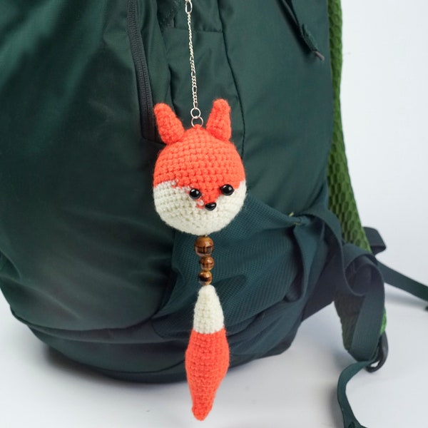 Crochet Fox Keychain - Etsy