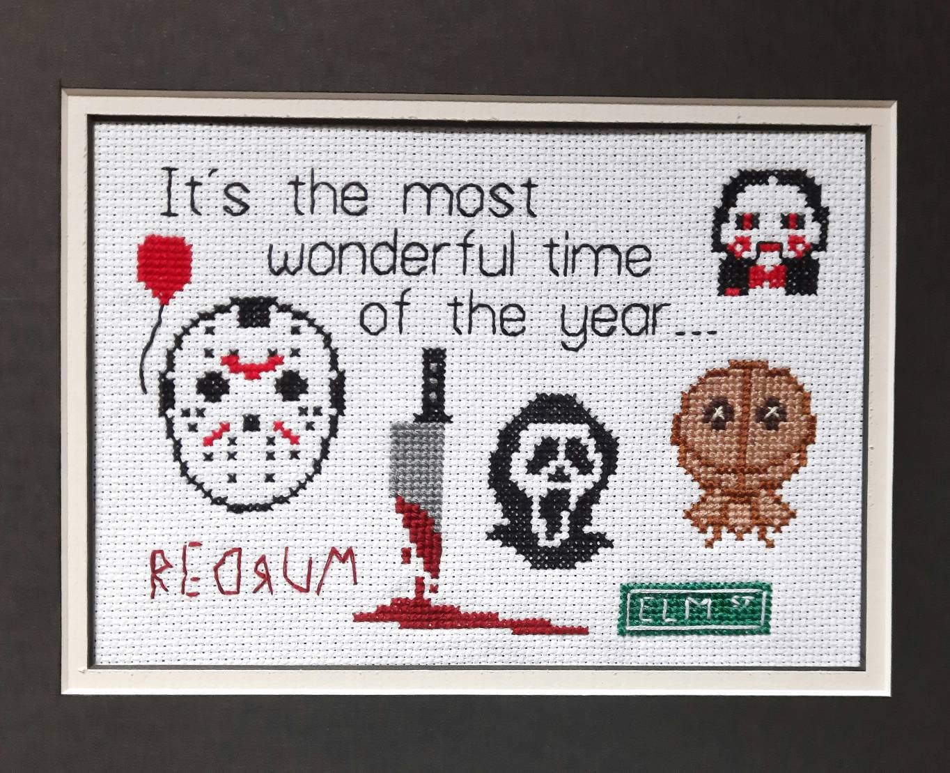Halloween Horror Movie Cross Stitch, Halloween Movie Character Cross ...