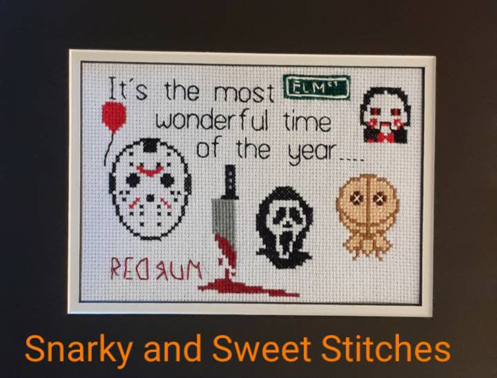 Halloween Horror Movie Cross Stitch, Halloween Movie Character Cross ...