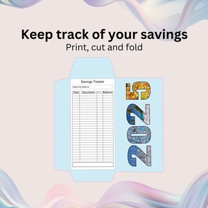 Save 2025 in the Year 2025 Saving Challenge Cash Envelope Printable ...