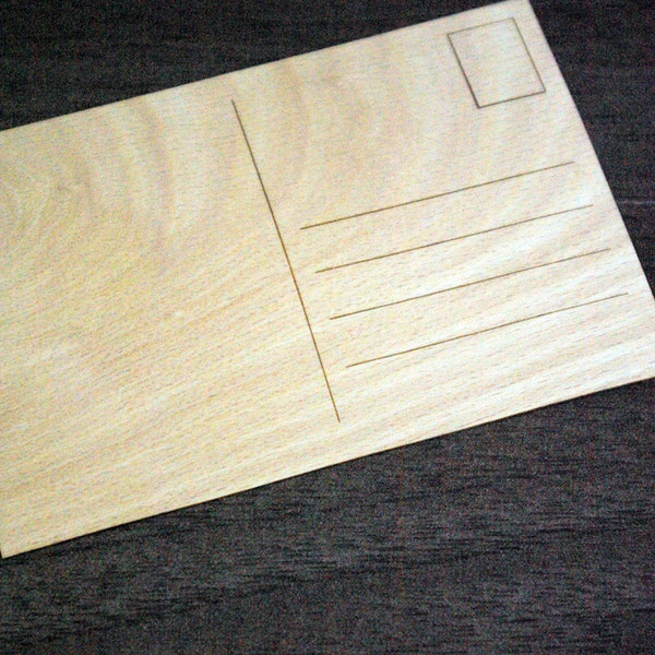 Wood Postcard - Etsy