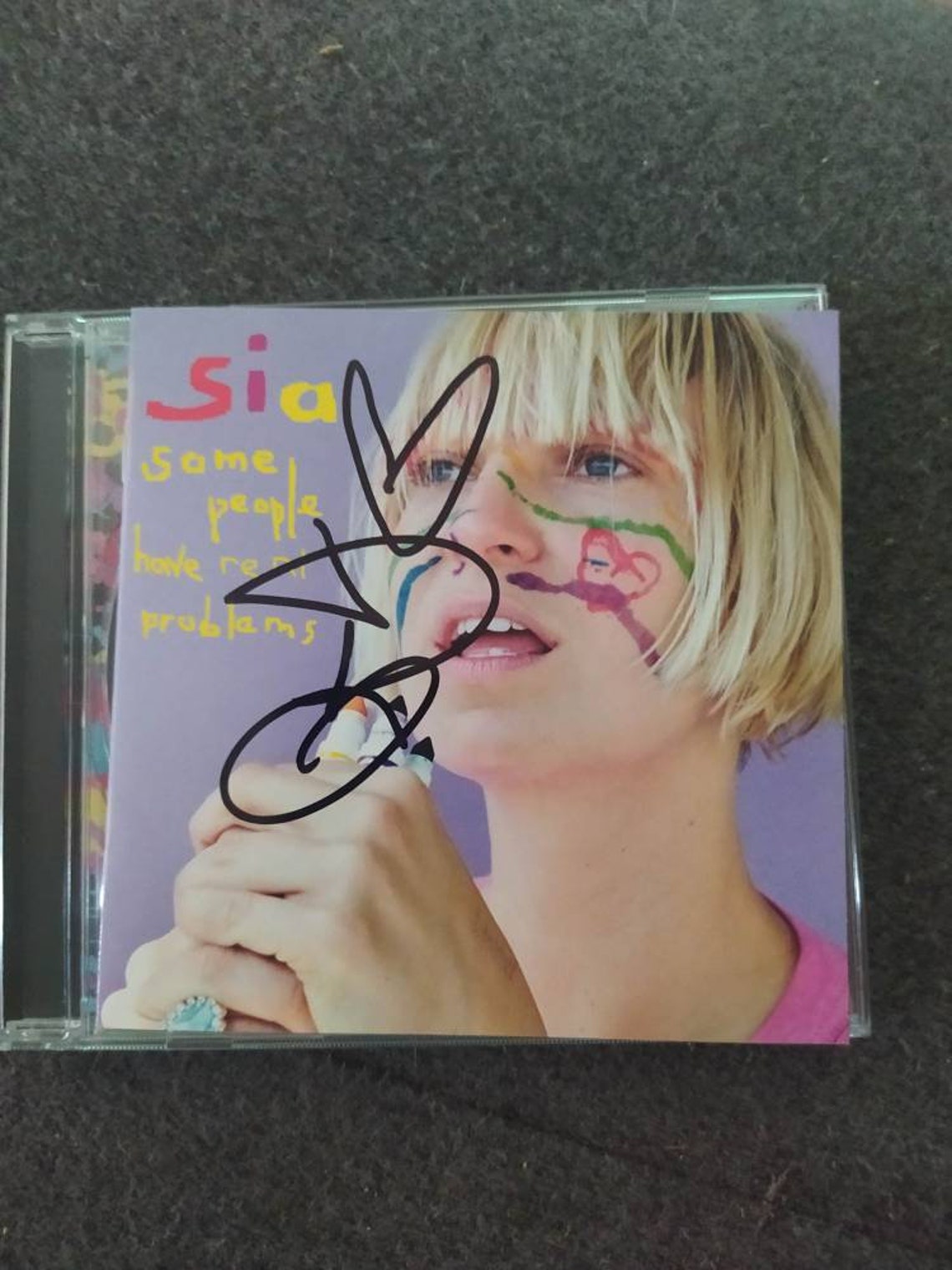 SIA Signed Autographed Autogramm Widmung CD | Etsy
