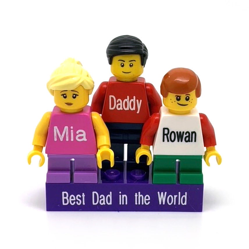 Personalized Mini Minifigure Rectangular Frame Minifigure Frame Art ...