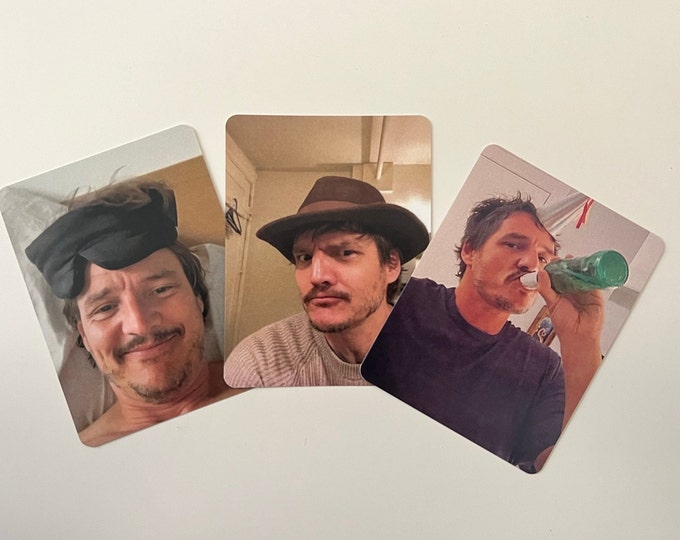Pedro Pascal Photocard Set - Etsy