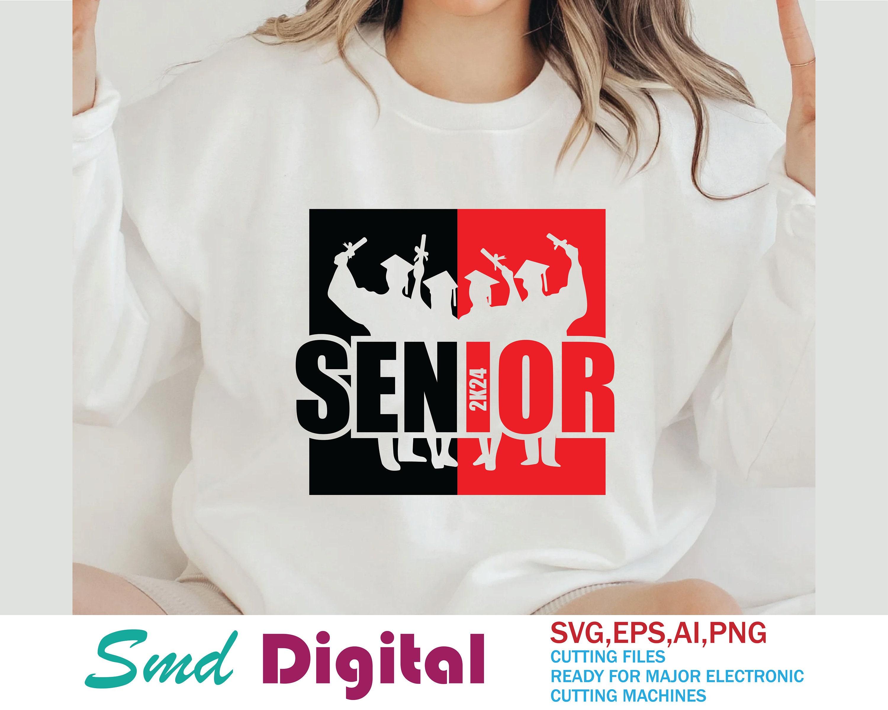 2K24, Class of 2024 Graduate, Senior SVG, Eps, Png-graduation Svg ...