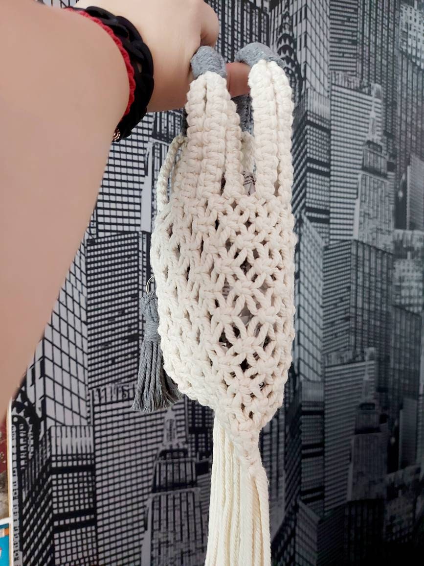 Mini Bag Macrame | Cute Fringe Handbag - Etsy