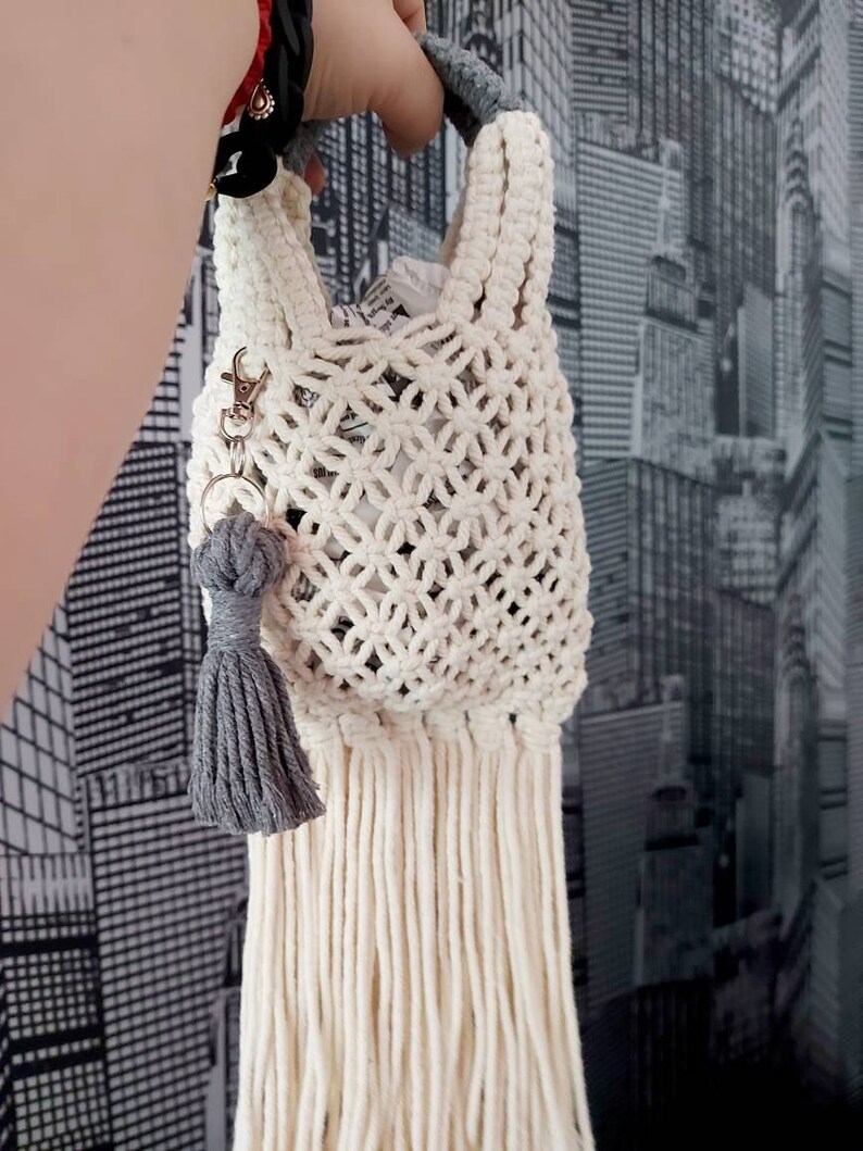 Mini Bag Macrame | Cute Fringe Handbag - Etsy