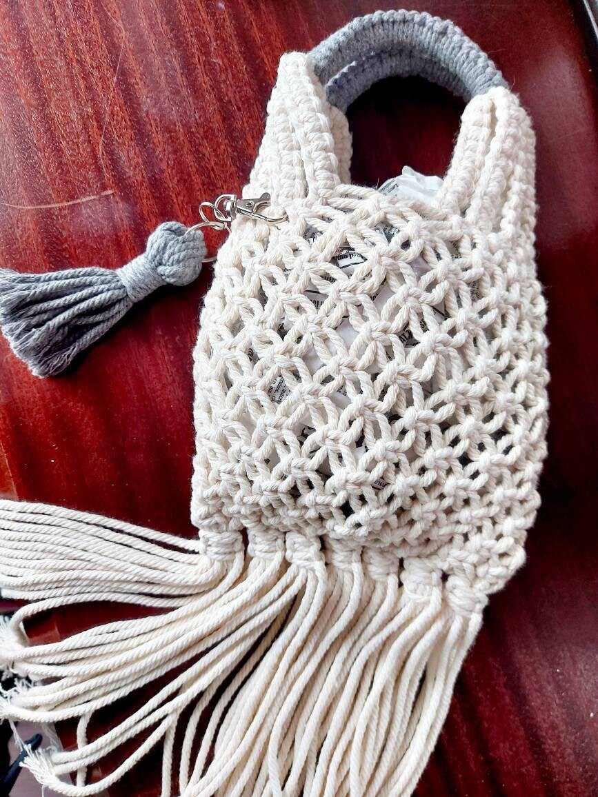 Mini Bag Macrame | Cute Fringe Handbag - Etsy