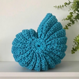 Nautilus Decorative Seashell Basket, Croche Marine Decor, Cute Home ...