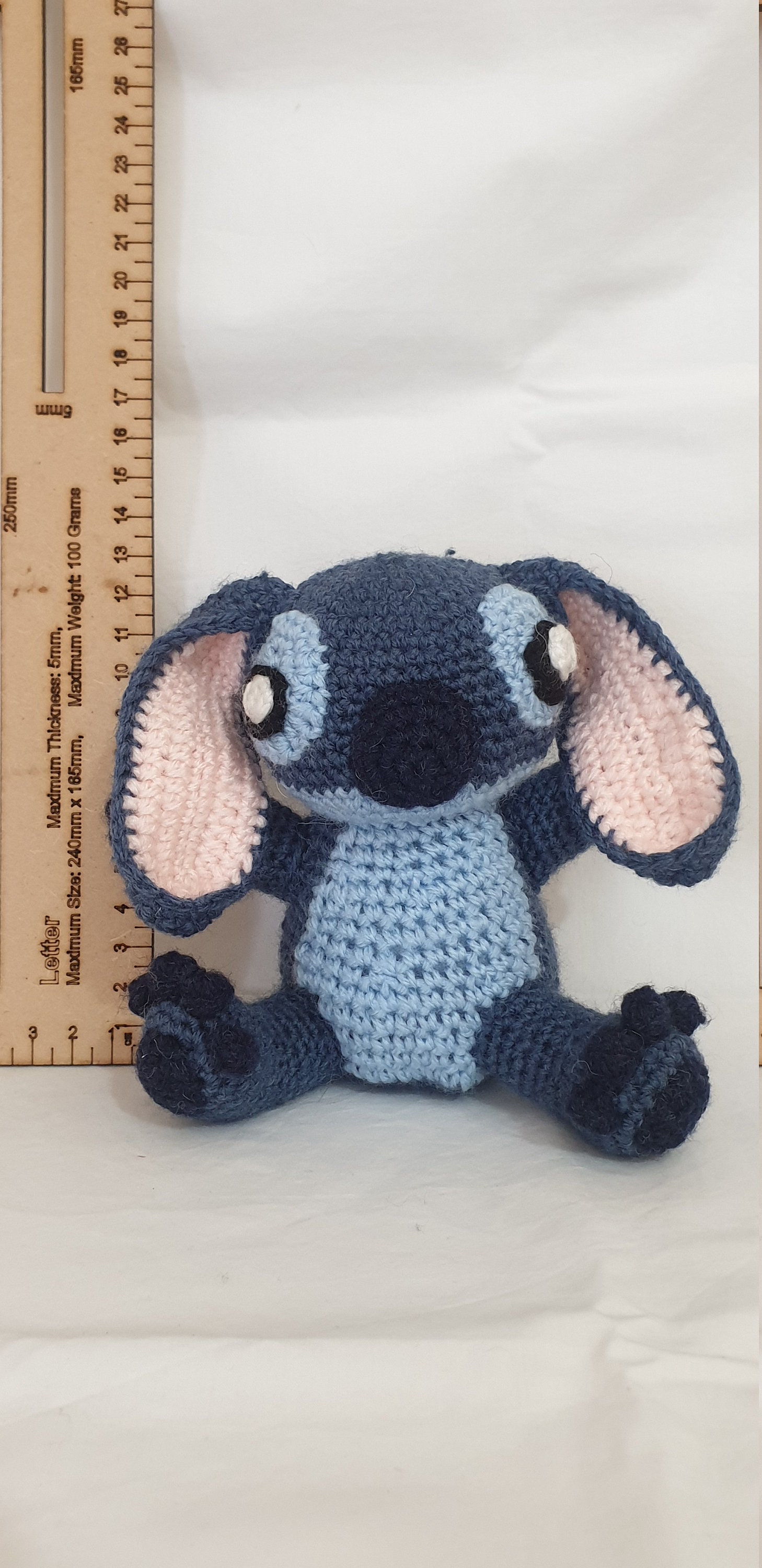 Punto hecho a mano de Lilo y Stitch - Etsy España