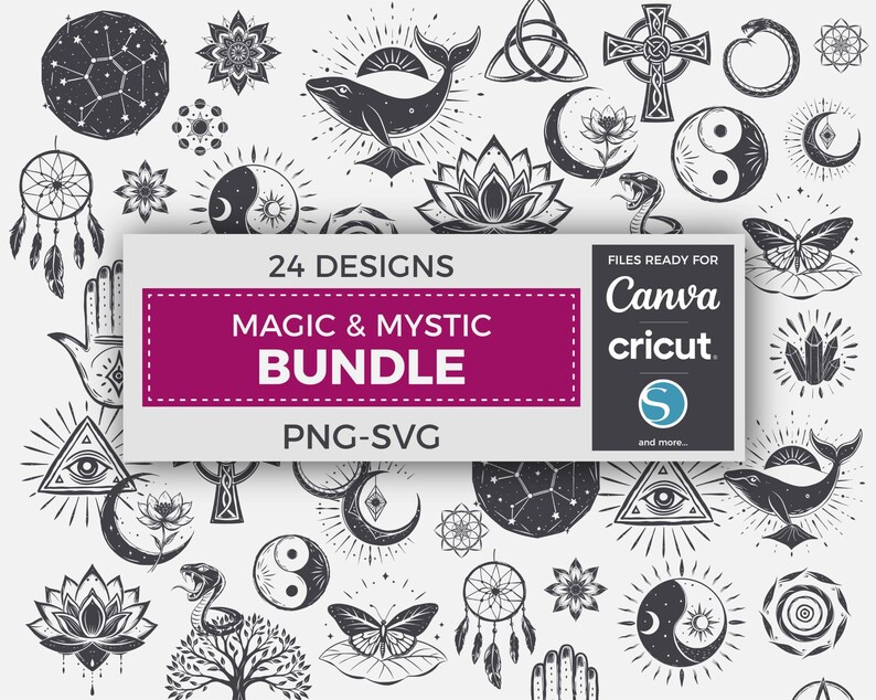 Magic Symbols, Mystic Designs, Magical Clipart, Occult Symbols, Mystic ...