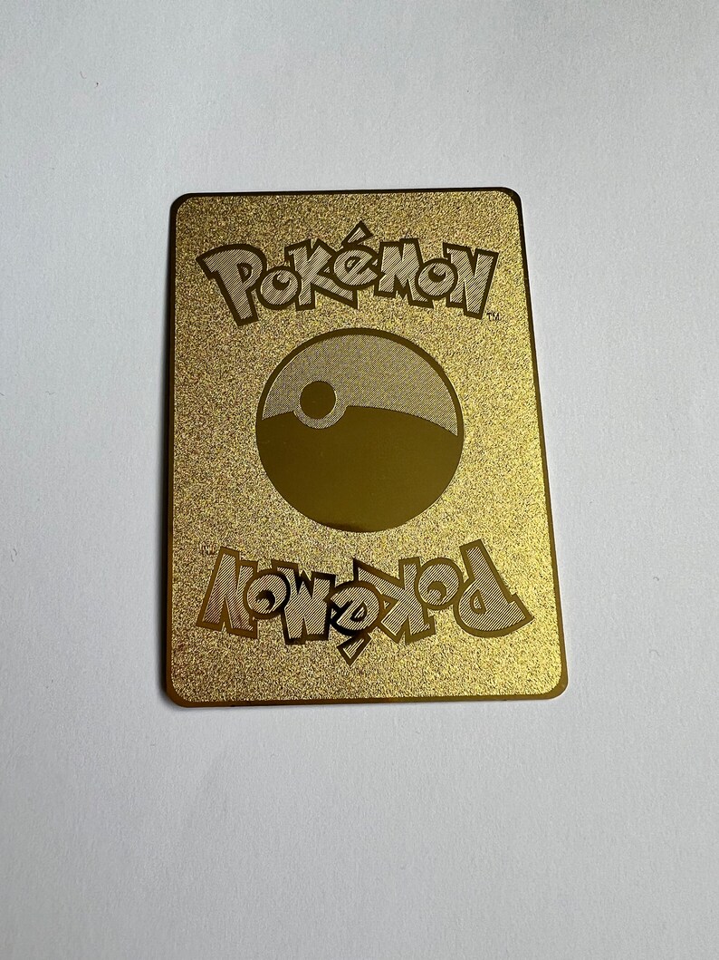 Metal Gold Machamp 8/102 Trading Card - Etsy