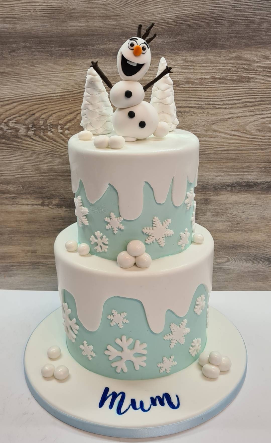 Frozen Olaf Sugarpaste Figure Cake Topper - Etsy UK