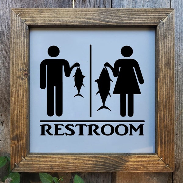 Gender Bathroom Sign - Etsy